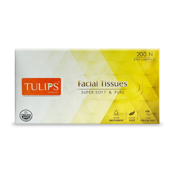 Facial Tissue Paper (2 Ply, 200 Pulls) (Color Variant) – Tulips Hygiene